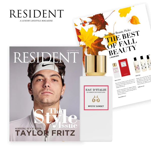 Eau d'Italie Mystic Sunset Eau de Parfum seen in Resident Magazine | Beauty Frontier